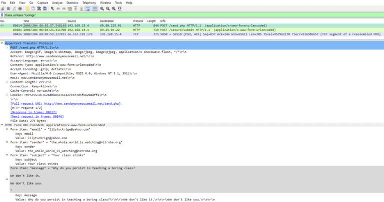 Computer Forensics Network Case Using Wireshark And Networkminer