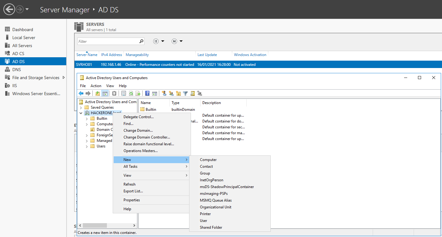 Active Directory Hacking Lab Forensicxs 