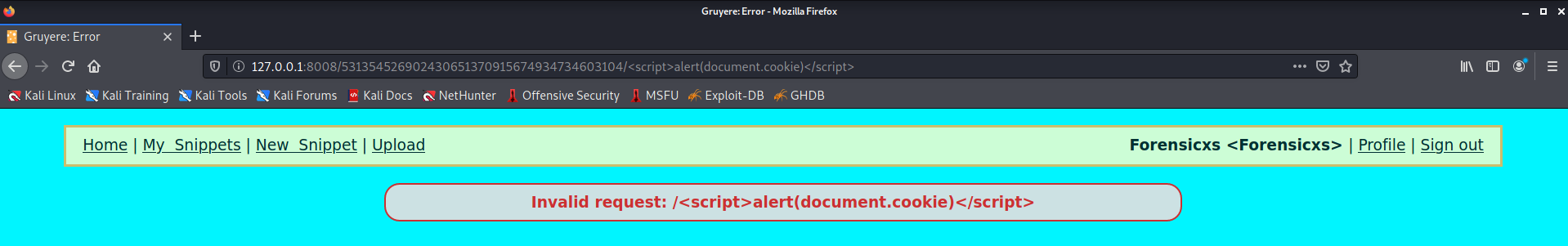 Google Gruyere – @Forensicxs